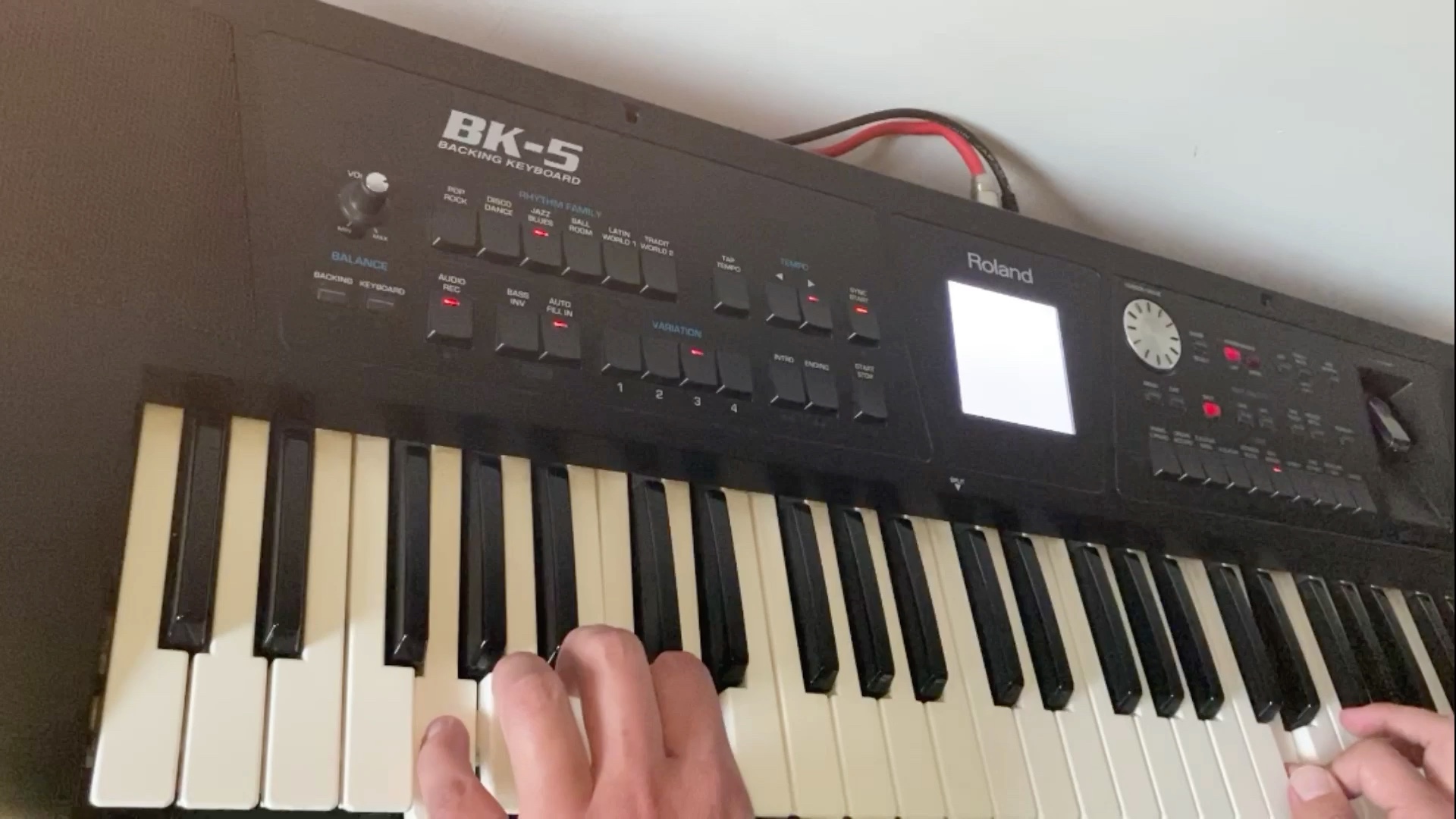 刻在我心底的名字 罗兰 Roland BK5 编曲键盘演奏