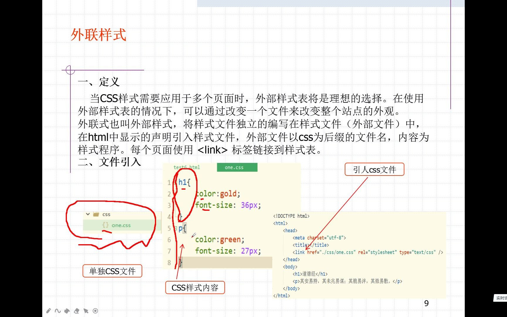 CSS样式使用方式--外联样式(外部样式)