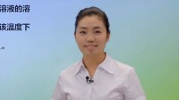 微课-初中化学 九年级 第20集 溶解度的计算