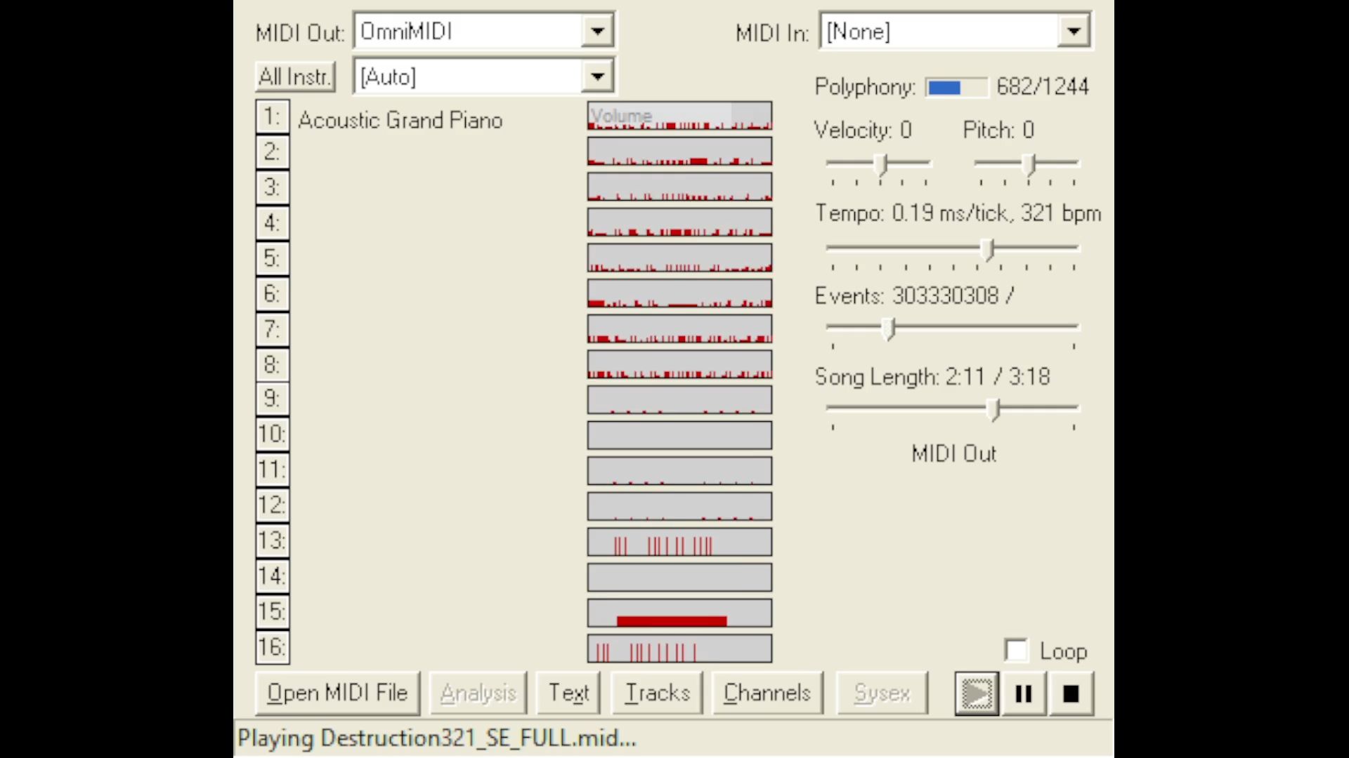 新播放器测试:Tom's MIDI Player