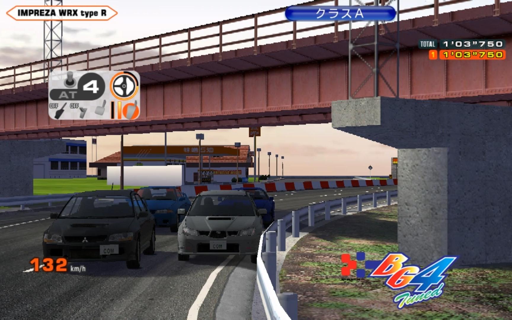 街机赛车三剑客之一 格斗赛车4 初级B 试玩+回放