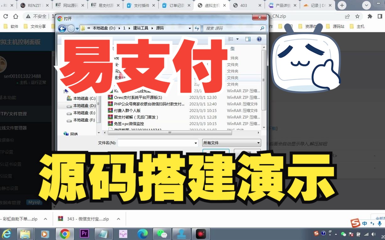 易支付源码下载和搭建教程
