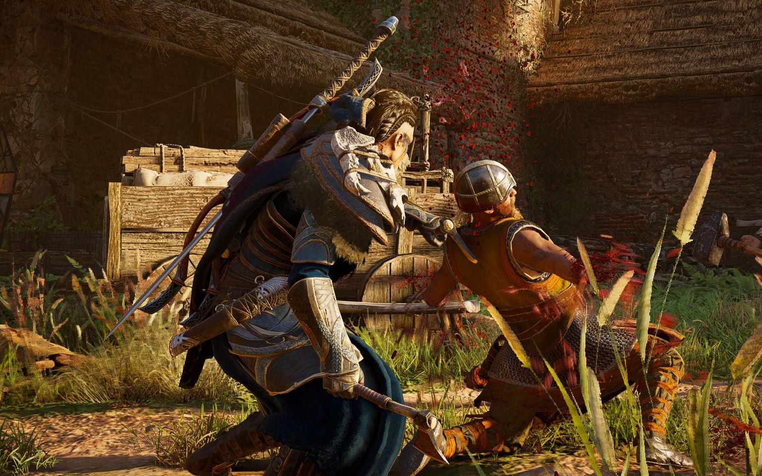 【刺客信条英灵殿】帅击杀+趣操作秀1