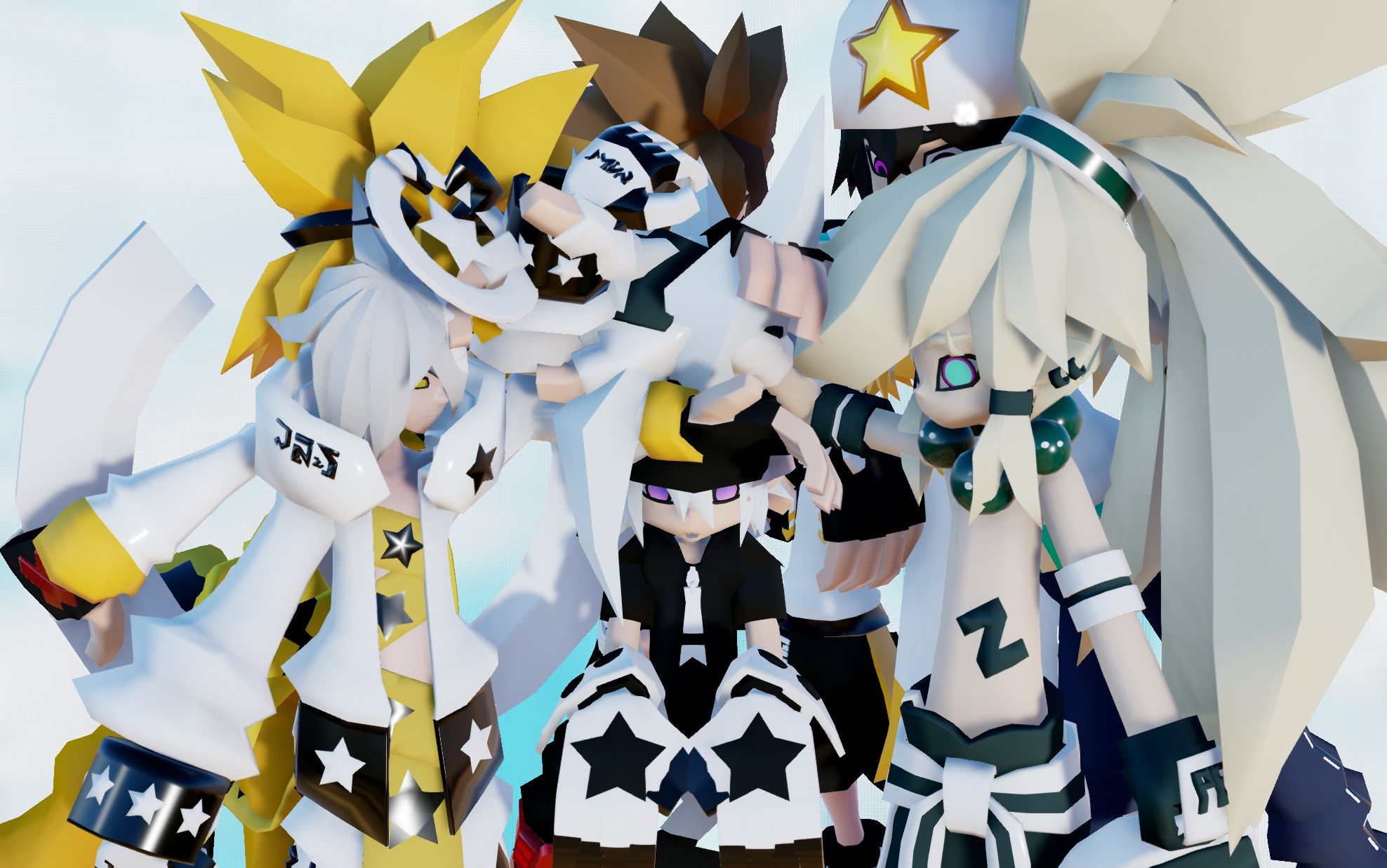 【凹凸世界MMD】六位男子的突然模仿