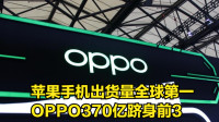 2021全球手机出货量排名出炉,苹果稳居第一,OPPO370亿跻身前3