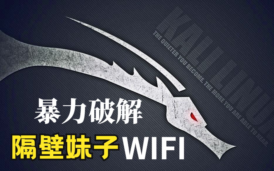 【无线黑客】学完暴力破解隔壁妹子WIFI Kali Linux小白入门到实战...