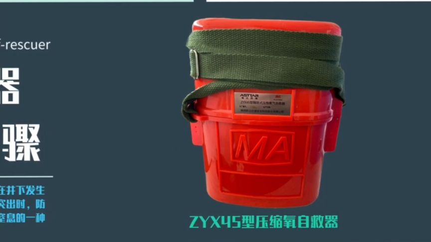 自救器的使用方法