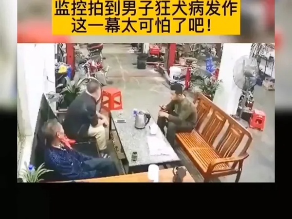 正能量,狂犬病发作真的会像视频中一样,疯狂的咬人吗?