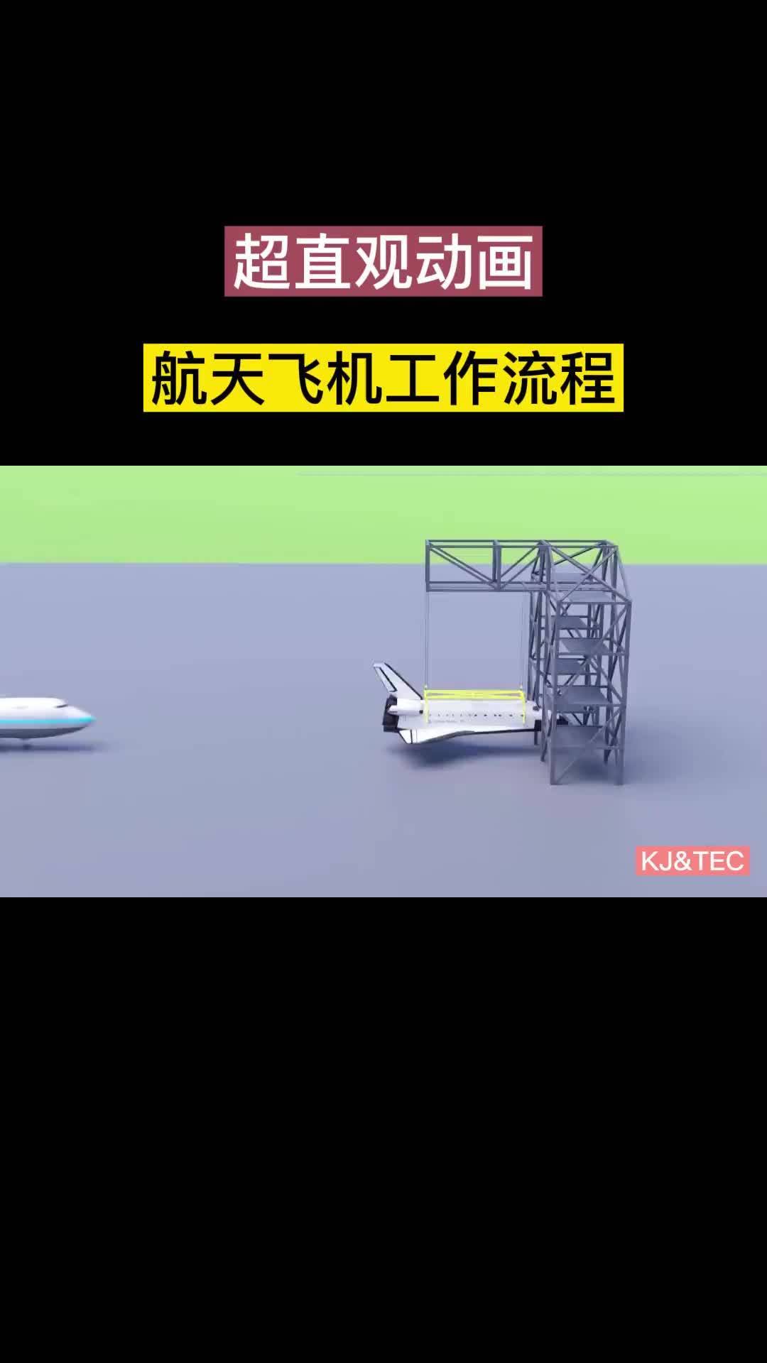 超直观3D动画,解密航天飞机神秘的工作流程!