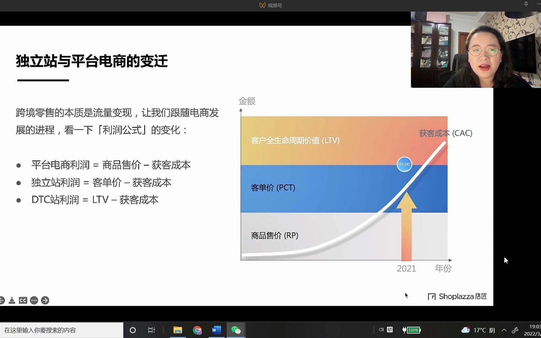 【直播回放】电子商务三创赛独立站Shoplazza华东总经理Ada-...