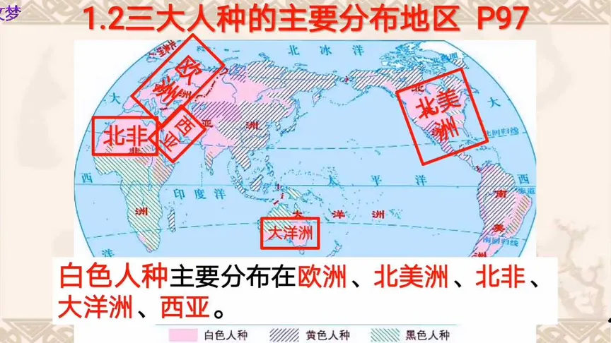 初中地理七年级上册第五章《第二节世界的人种、语言和宗教》