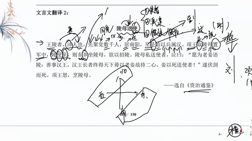 第51节:初中语文文言文阅读理解练习题讲解(强化篇02)