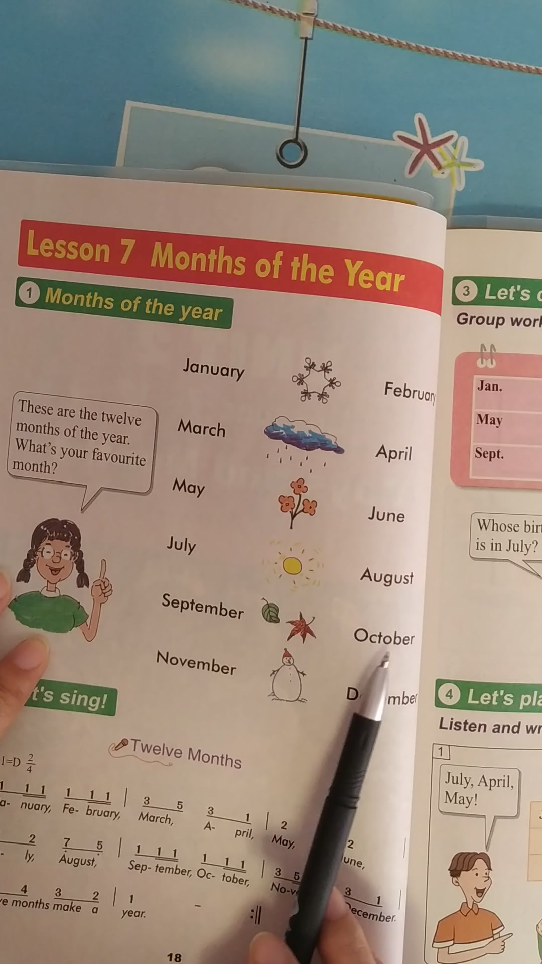 冀教版小学英语四年级下册第二单元