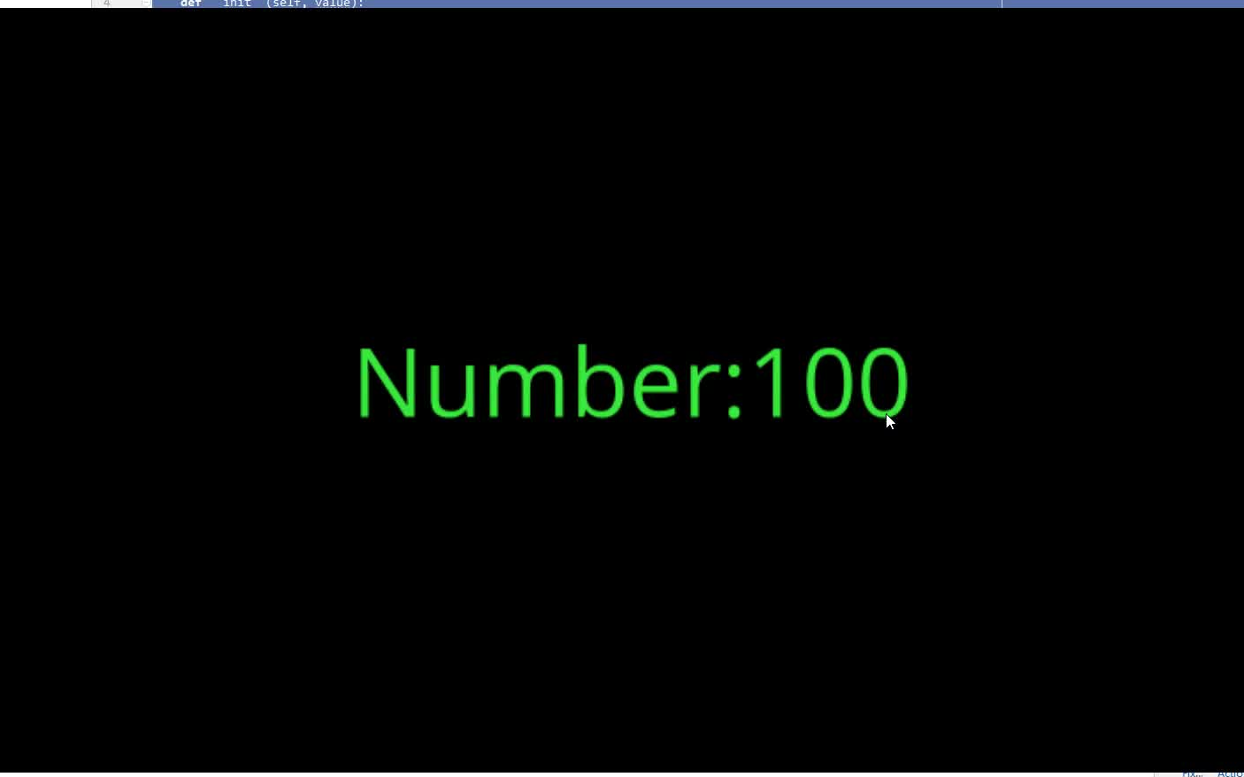 python中ursina 3D游戏引擎制作变化的数字