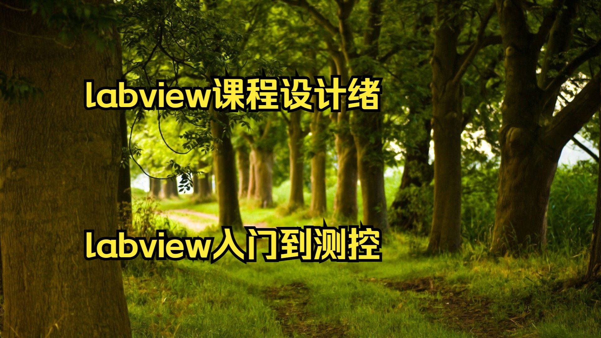 labview课程设计绪论 labview入门到测控 labvi
