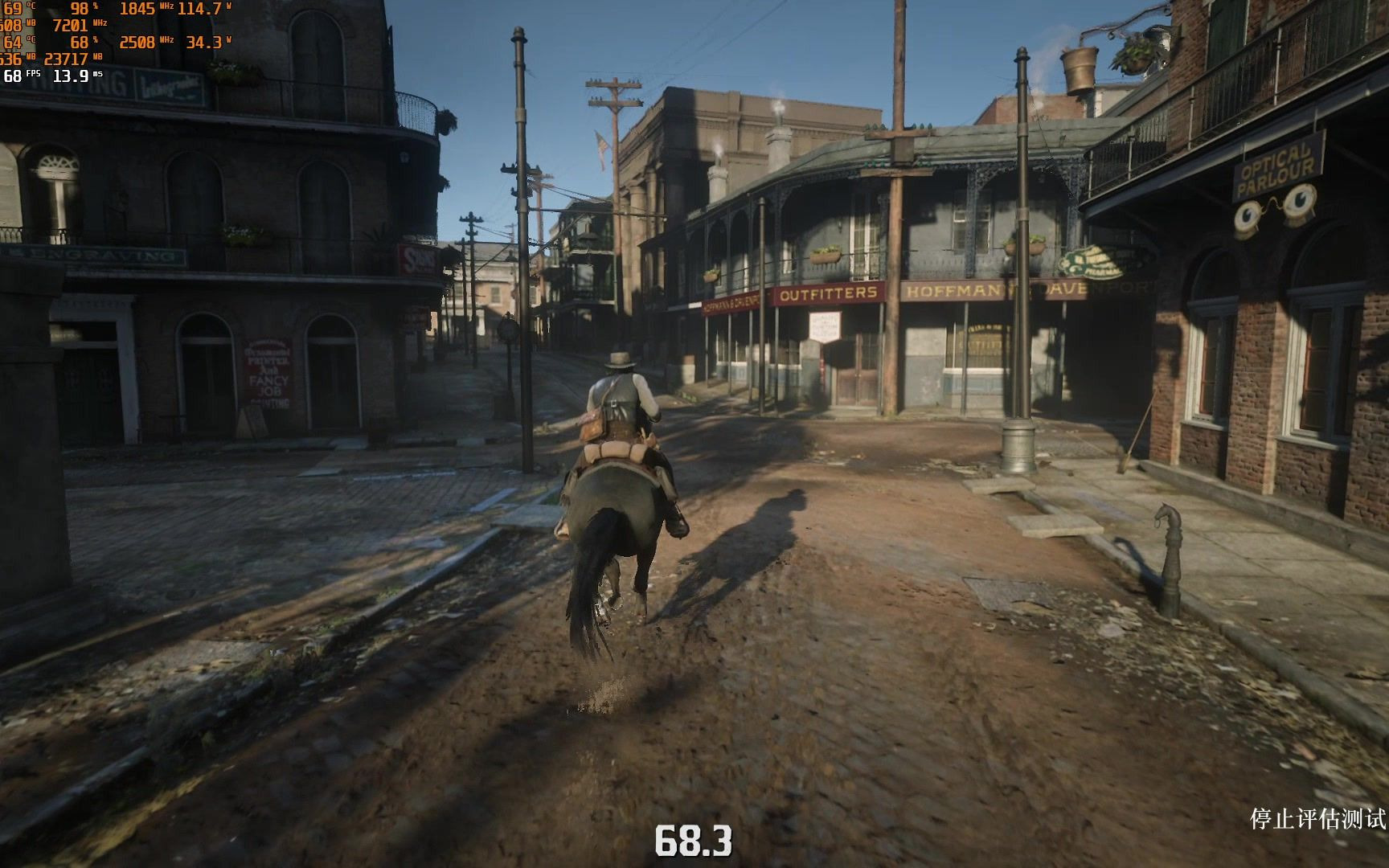 宏碁暗影骑士擎12代i5 3060荒野大镖客2最高默认画质基准测试