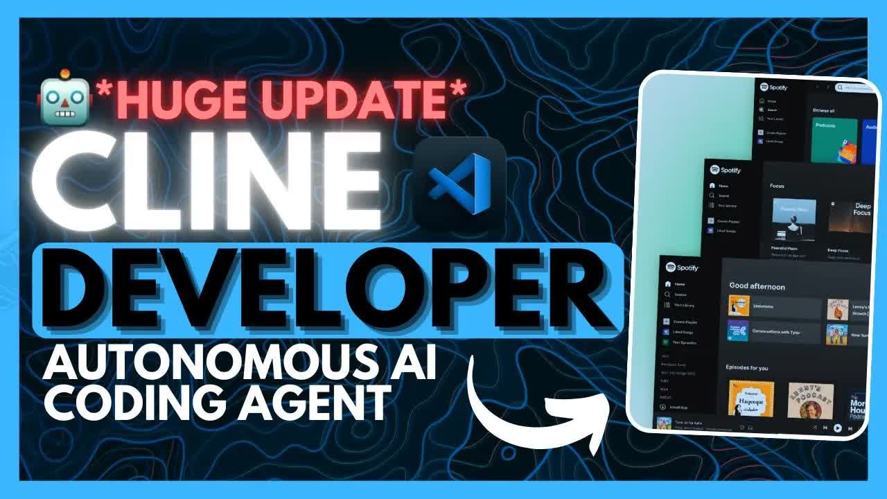 Cline 更新:最佳 AI 编码代理现在能够自主构建和使用自定义工具!