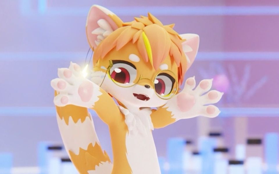 【3D初展示】超级可爱软萌小猫~(还是你的笑容最可爱)