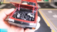 威利 天度上汽大众桑塔纳老轿车 1∶24 合金模型玩具车