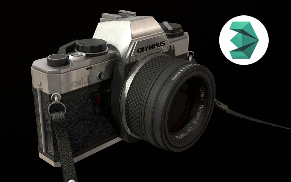 3dmax场景建模,照相机全流程建模教学