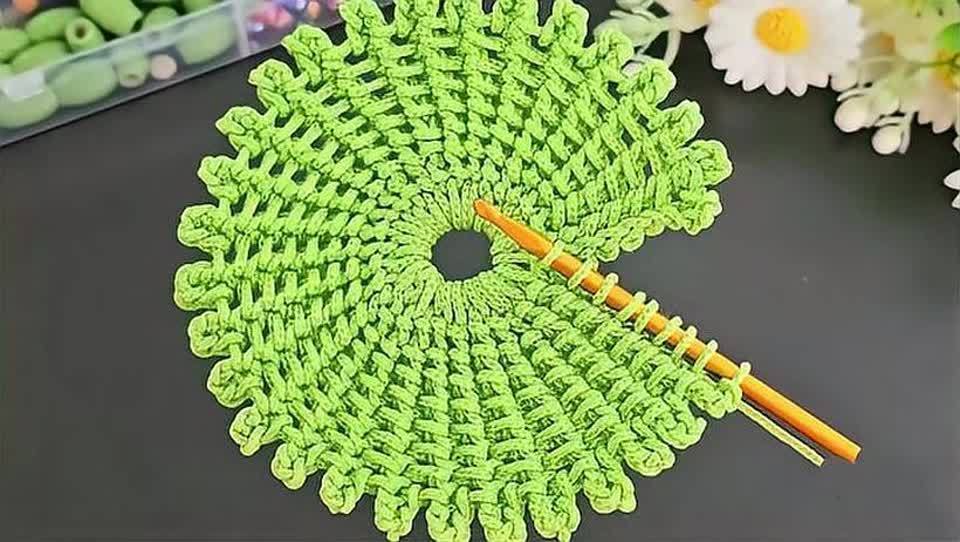 神奇的钩针编织法,简单易学,成品不仅好看还实用