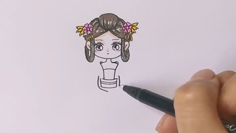 古风人物简笔画