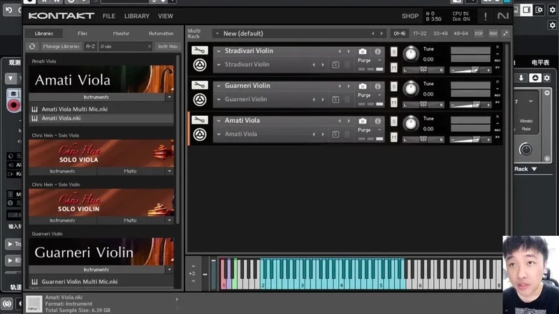 编曲短知识 让多个midi轨共用一个kontakt乐器轨与midi轨