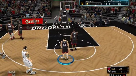 【NBA2K13生涯模式】纽约城背靠背,豪砍30 率詹韦波连胜