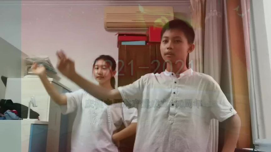 孩子们的奉献#视频接力 #小演员 #万疆李玉刚 #万疆手势舞