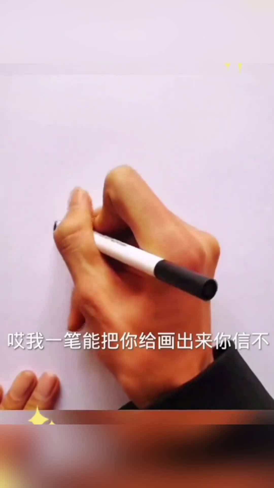 这就是我照着你的模样画出来的