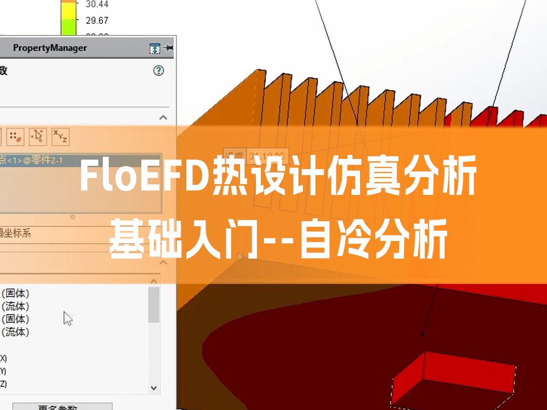 热设计与仿真技术-FloEFD基础入门-自冷分析