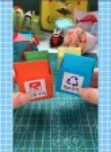 【甜果亲子】手工DIY：《分类垃圾箱》垃圾分类，从我做起~