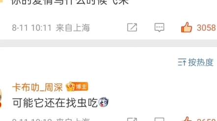 逛周深的微博欢乐多多!每次都要被@卡布叻_周深的回复笑丝辽