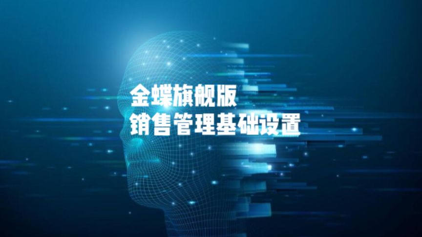 金蝶旗舰版销售管理基础设置#金蝶软件培训视频 #会计做账实操