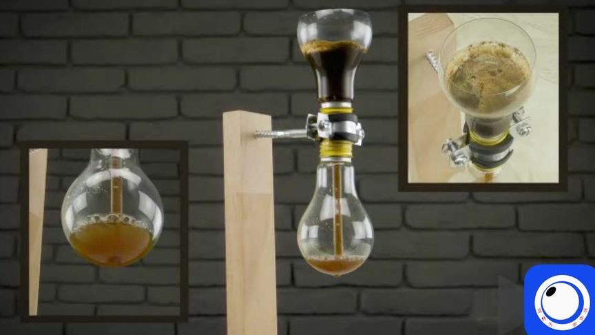 用这样的自制咖啡机,煮出来的咖啡你敢喝吗?