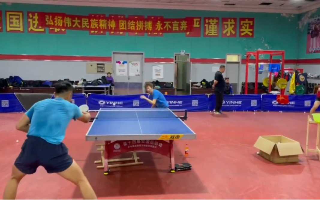 【备战全运会】王曼昱 正反手摆速 正手全台拉 防守训练