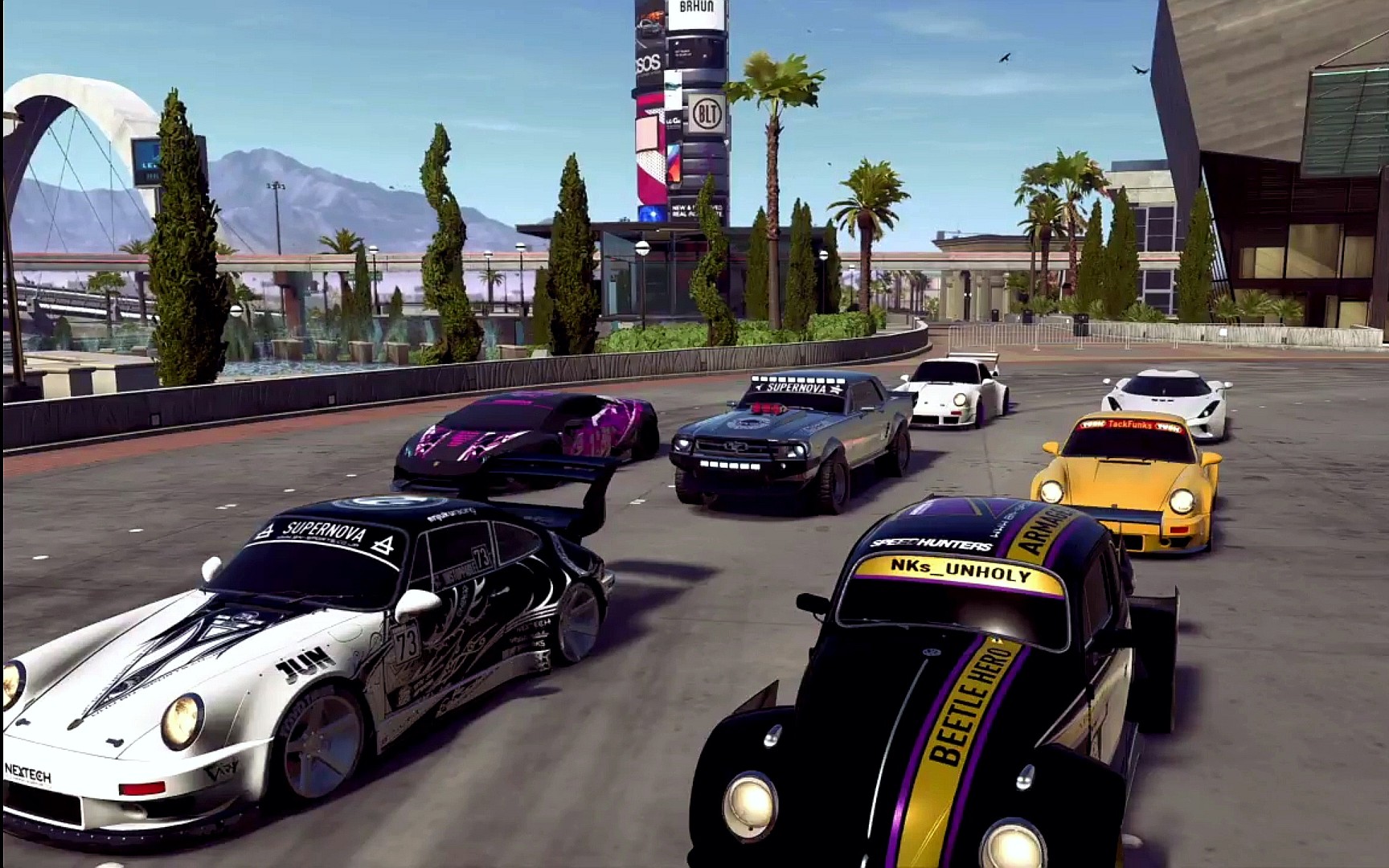 极品飞车20世纪大战!全球顶尖的8位玩家联机对决