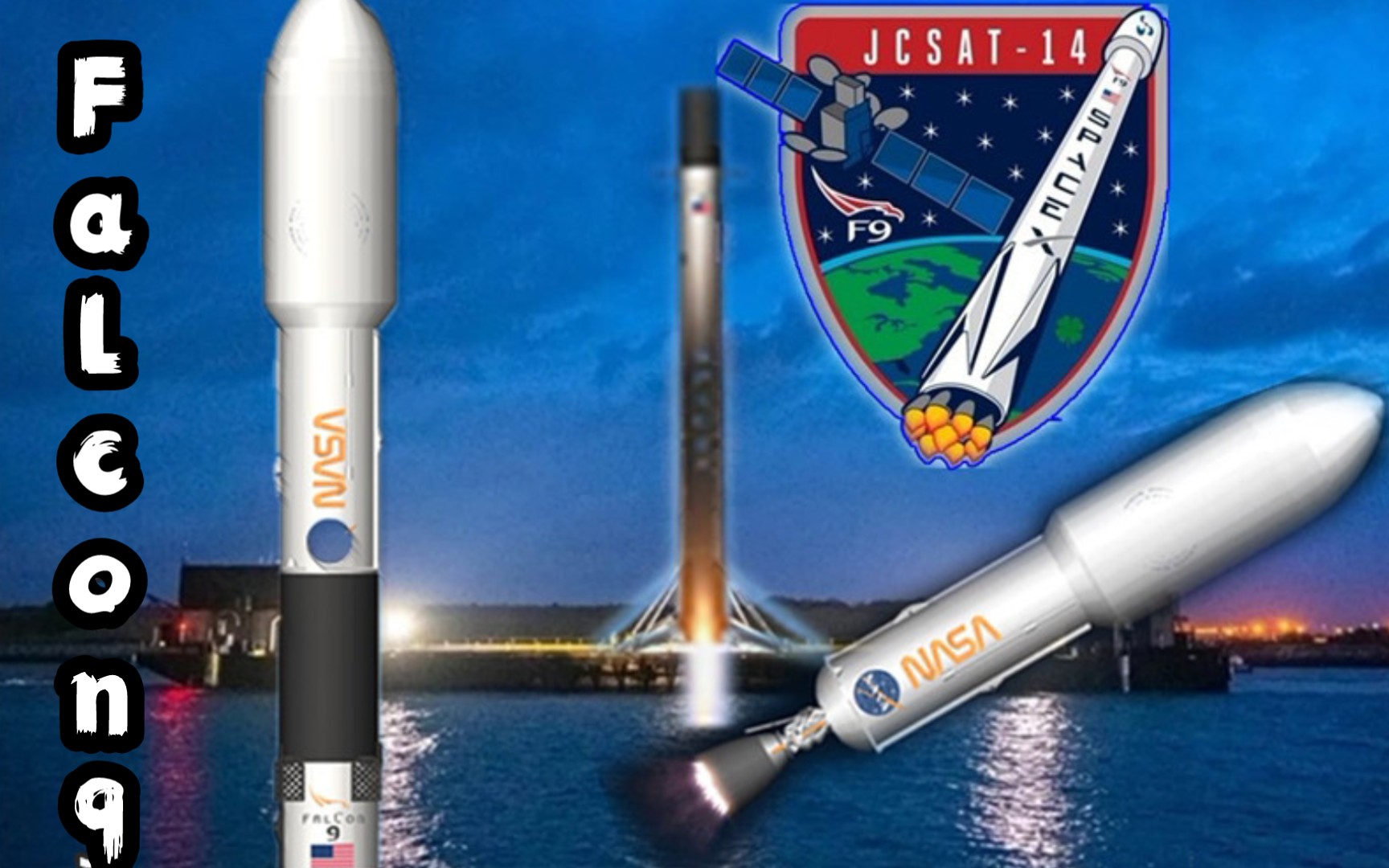 【SFS 航天模拟器 PC 】SpaceX 猎鹰9 一次普通的NASA任务 by 李某...