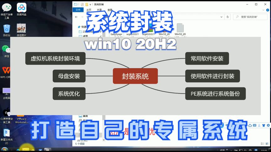 系统封装简单演示,打造自己的专属系统,我的系统我做主