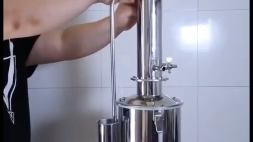 ...电热蒸馏水器断水自控蒸馏水机防干烧蒸馏水制水器安装使用教程