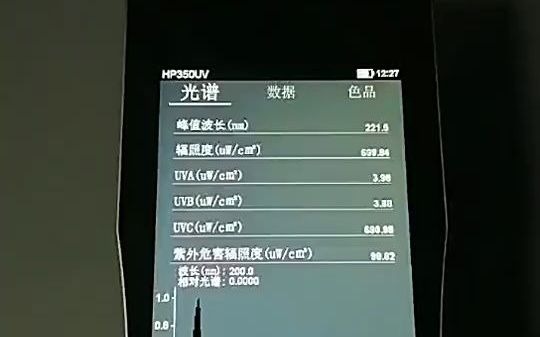 厂家直营紫外光谱仪光谱辐射计UV能量计紫外辐照度紫外峰值波长