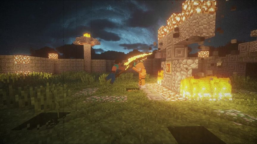 “告诉我,神会流血吗”#我的世界