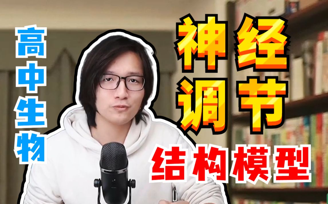一次搞懂!高中生物神经调节结构模型【德叔 | 高考生物】