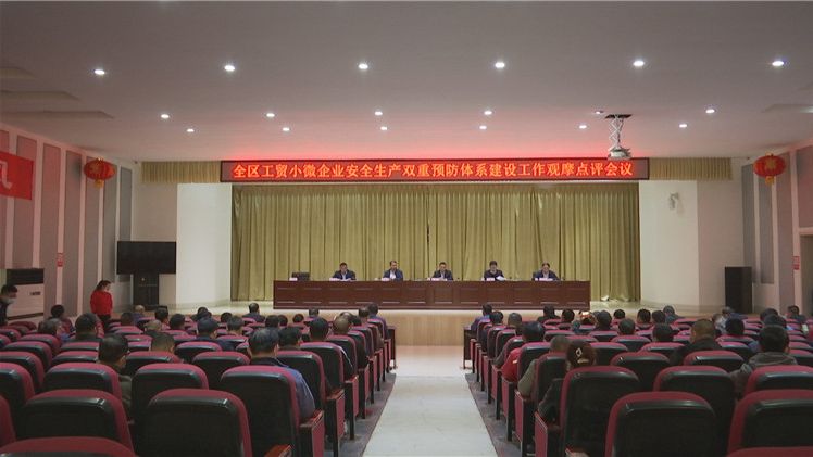 ...滨城区工贸小微企业安全生产双重预防体系建设工作观摩点评会议召开
