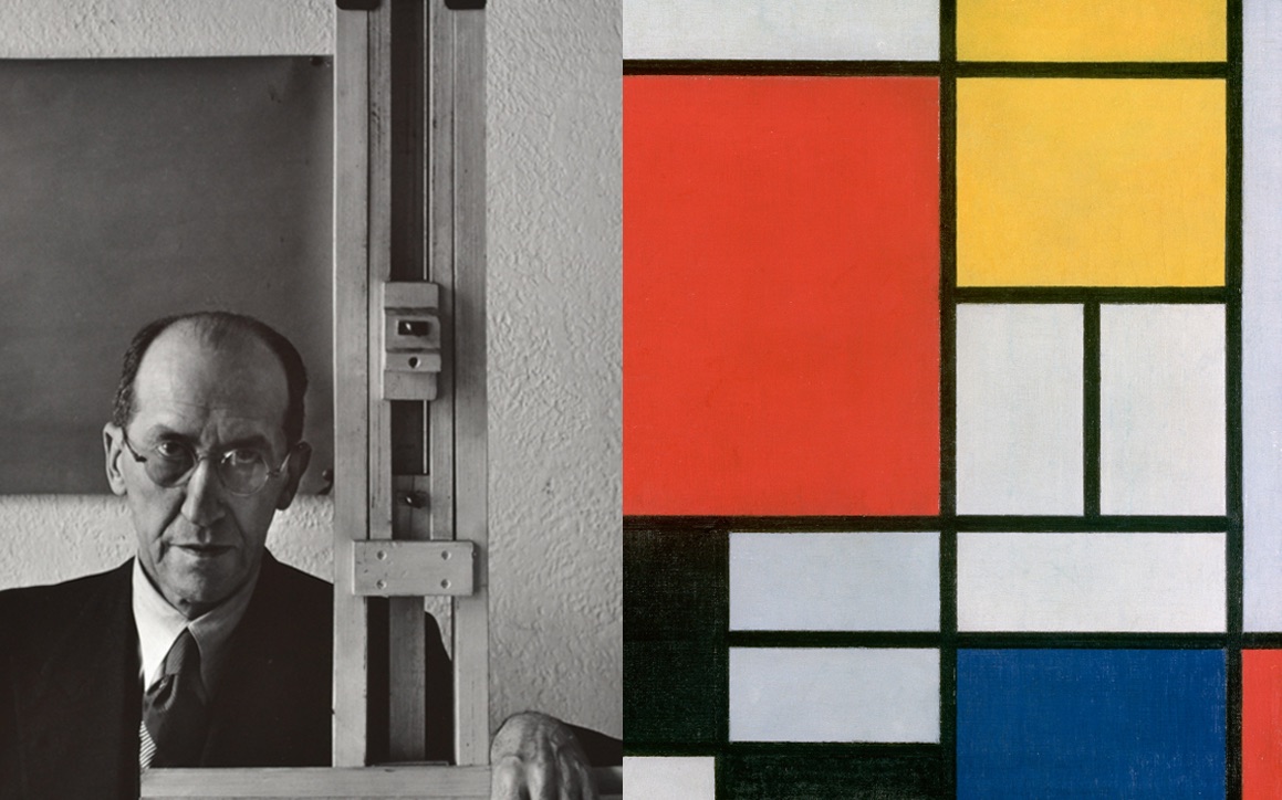 蒙德里安(Mondrian)的红黄蓝方块 |新造型主义| 几何体派 | 印象派 | 野兽...