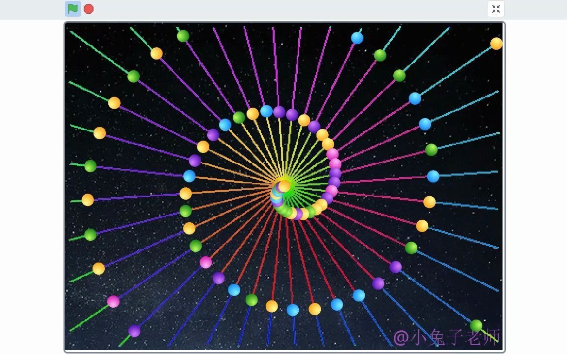 【Scratch案例演示】Scratch之神奇超级解压彩球