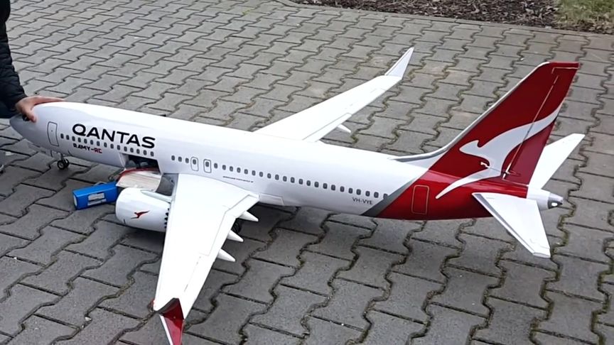 航模制作澳航波音737MAX-8 RC制作全过程「超清版」