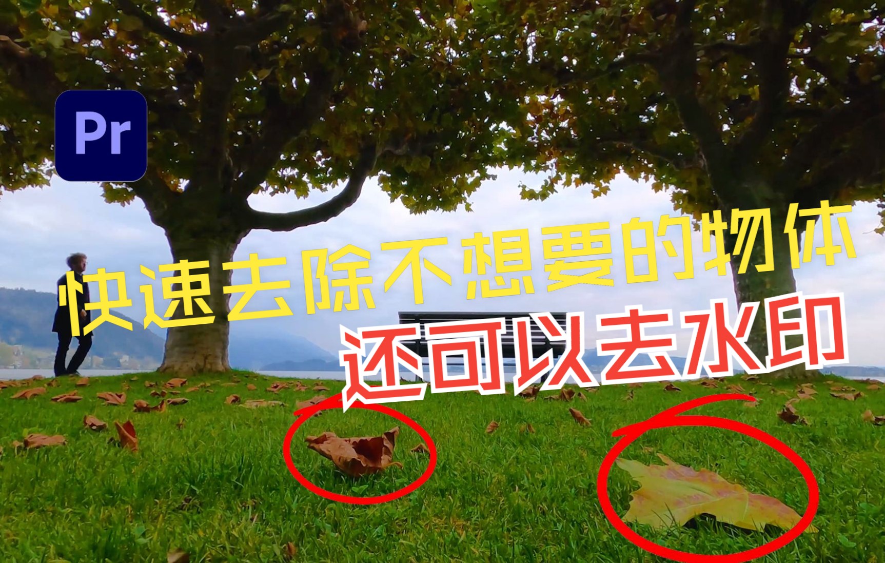 Pr模拟Ps仿制图章工具,快速删掉不想要的物体还可以去水印!