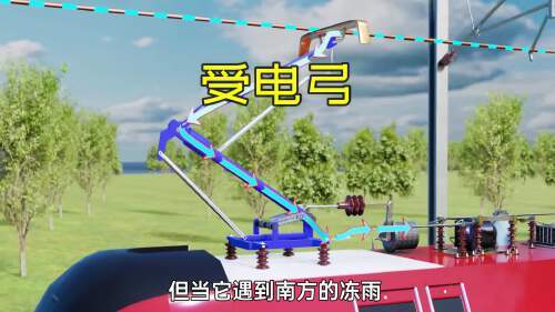 天才发明受电弓的工作原理! 科普 受电弓 原理