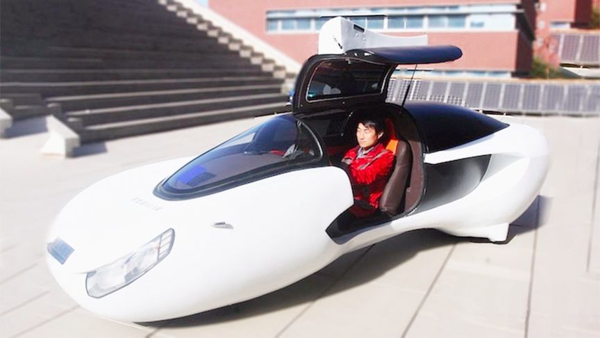 国产凌云两轮电动汽车,这才是未来的交通工具!不怕塞车也撞不倒